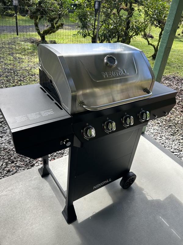 Reviews for Nexgrill 4 Burner Propane Gas Grill in Black with Side Burner and Stainless Steel Main Lid Pg 3 The Home Depot