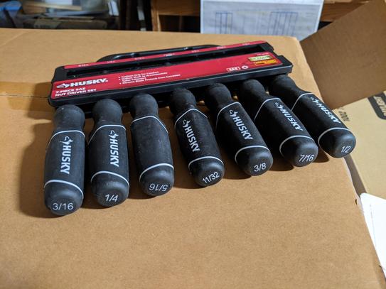 Husky SAE Cushion Grip Nut Driver Set (7-Piece) H7PCNUTDRSAE - The Home ...