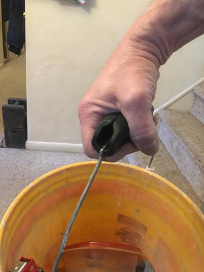 BUCKET BOSS 1.25 in. Cushioned Rubber Tool Bucket Grip Handle in Black ...