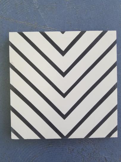 Villa Lagoon Tile Labyrinth Misty Gray 8 in. x 8 in. Cement Handmade ...