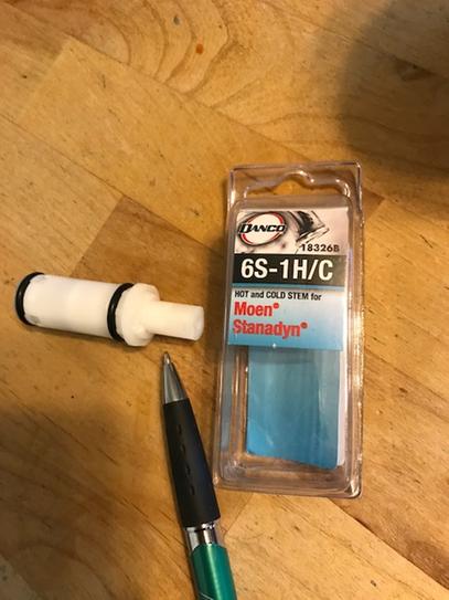 DANCO 6S-1H/C Stem for Moen Sink and Tub/Shower Faucets 18326B - The ...