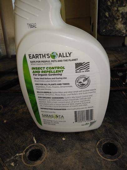EARTH'S ALLY 1 qt. Concentrate Miticide, Insect Control 10337 - The ...