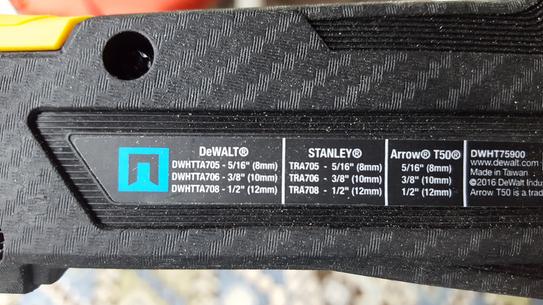 DEWALT Carbon Fiber Composite Hammer Tacker DWHT75900 - The Home Depot