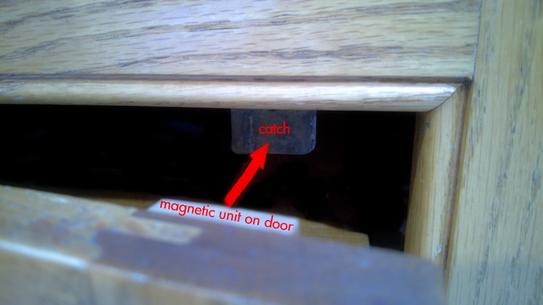 Amerock Magnetic Catch with Strike BP9765PT - The Home Depot