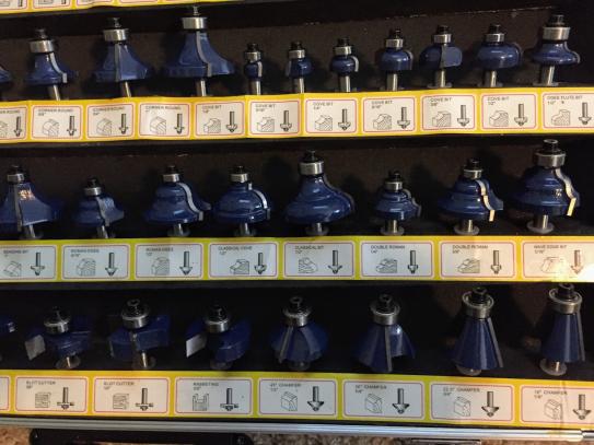 Stark 1/4 in. Tungsten Carbide 3-Blade Router Bit Set (80-Piece) 32201 ...