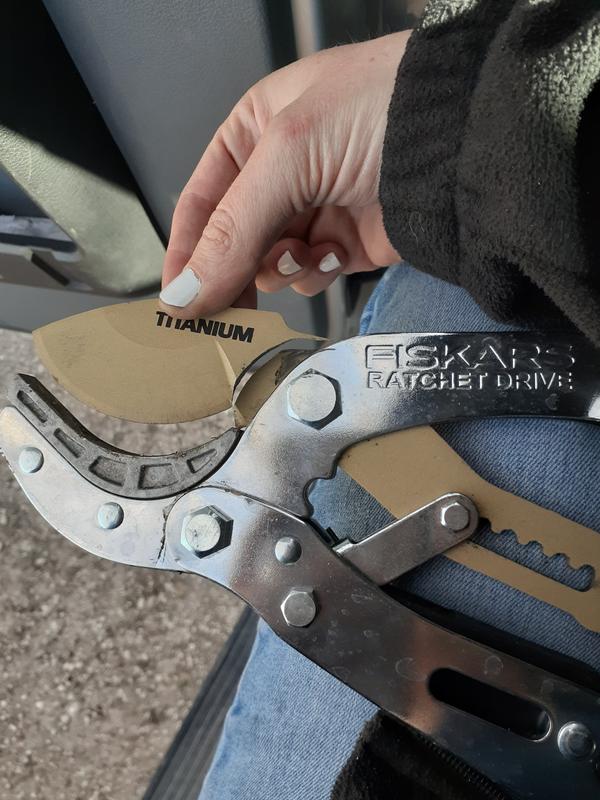 Fiskars ratchet drive titanium store