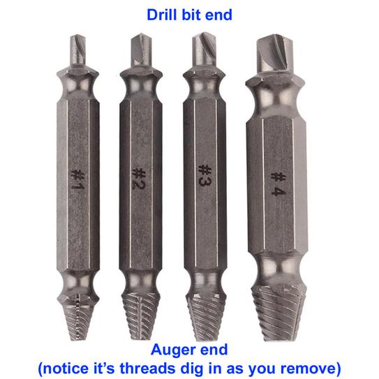 Ontel Speed Out Speed Out Titanium Screw Extractor (4-Piece) 1000367 ...