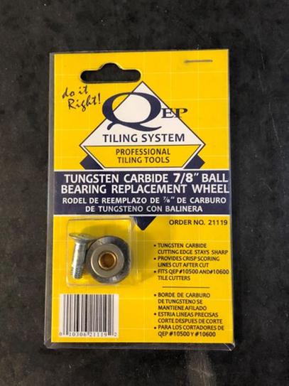 QEP 7/8 in. Tungsten-Carbide Tile Cutter Wheel with Ball Bearings for ...