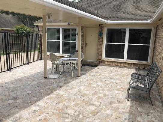 Buy Neptune Gold 17.62 in. x 26.12 in. Matte Porcelain Stone Look Floor ...