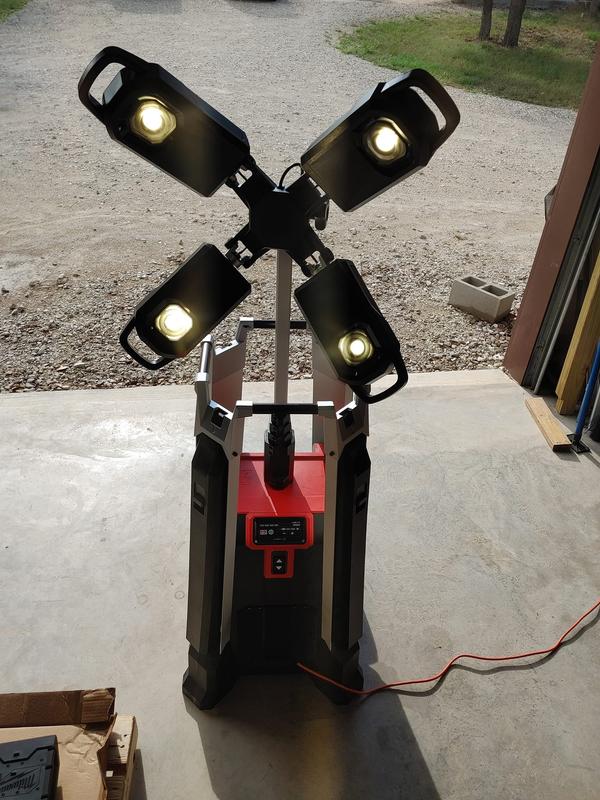 Buy MX FUEL Lithium-Ion Cordless Rocket Tower Light Kit with MX FUEL ...