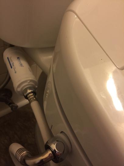 Brondell Swash Bidet Water Filter in White SWF44 - The Home Depot