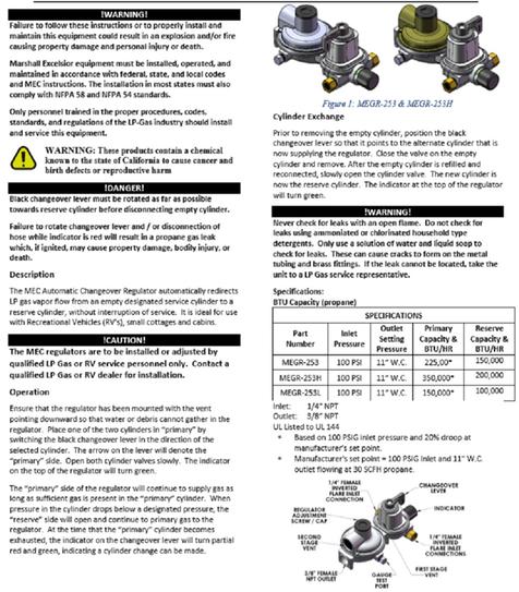 MEC High Capacity Automatic Changeover Regulators MEGR-253HP - The Home ...