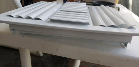 12 in. x 12 in. Plastic 4-Way Ceiling Register in White RGC1212 - The ...
