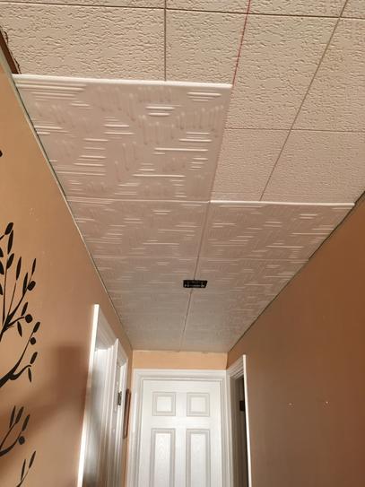 A La Maison Ceilings Country Wheat Antique Brass 1.6 ft. x 1.6 ft ...