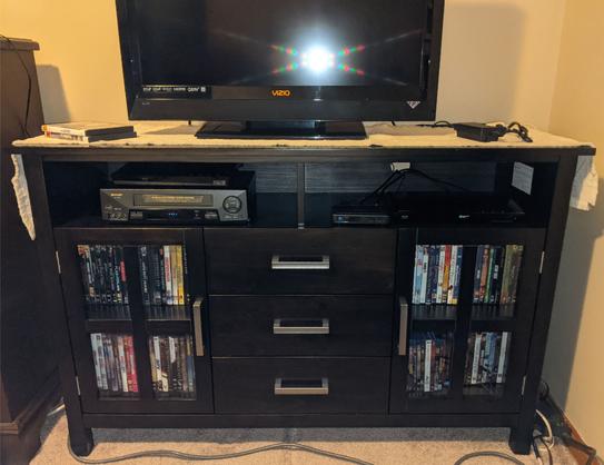 Simpli Home Kitchener Solid Wood 53 in. Wide Contemporary TV Media ...