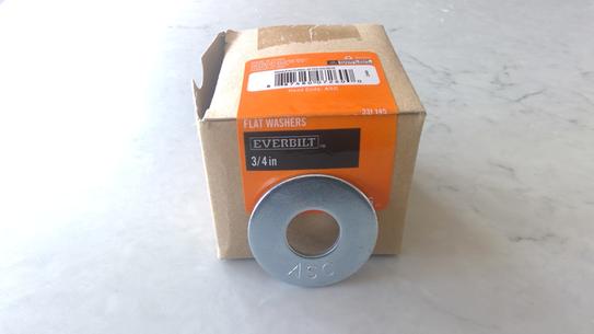 Everbilt 5/16 in. Zinc Flat Washer (100-Pack) 807220 - The Home Depot