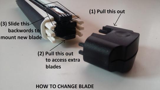 Husky 18 mm Pro 7-Point Snap Blade Knife with 3 Black Blades RK7B-HUS ...