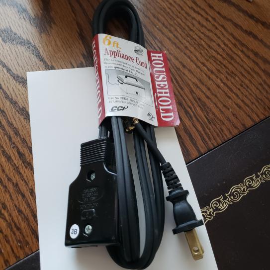 Southwire 6 ft. 16/2 2-Wire 9326 HPN Appliance Power Cord 93268808 ...