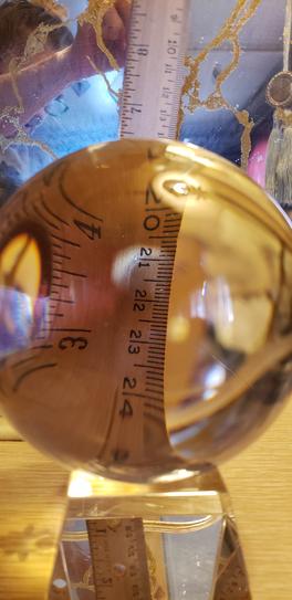 A & B Home 6 in. Society Chic Glass Sphere Decorative Statue KIH75576 ...