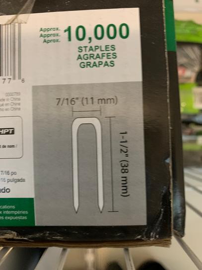 Grip-Rite 7/16 x 1-1/2 in. 16-Gauge 316 Stainless Steel N-Style Medium ...