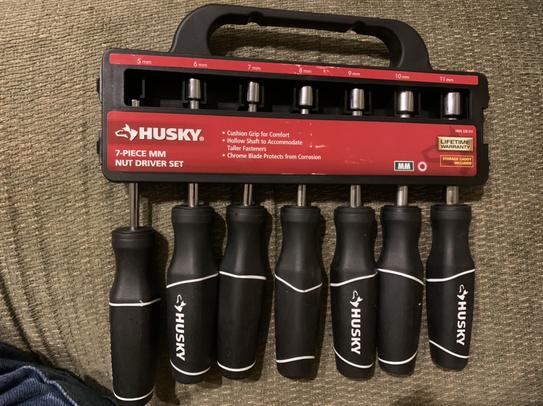 Husky SAE Cushion Grip Nut Driver Set (7-Piece) H7PCNUTDRSAE - The Home ...