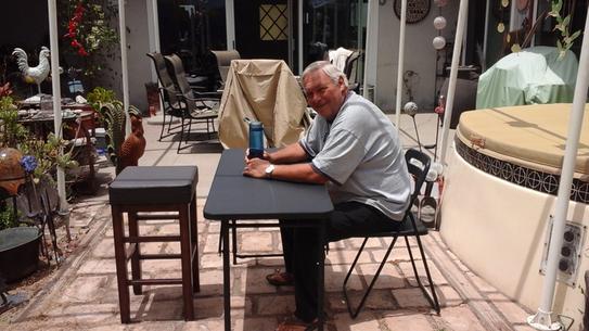 Cosco 48 in. Black Plastic Portable Adjustable Height Folding High Top ...