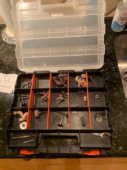 HDX 13 in. 30-Compartment Double Sided Small Parts Organizer 320028 ...