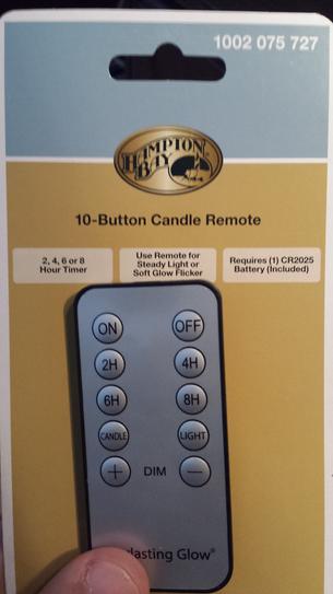 Hampton Bay 4.5 in. x 6 in. Remote Ready Battery Operated Outdoor Patio ...