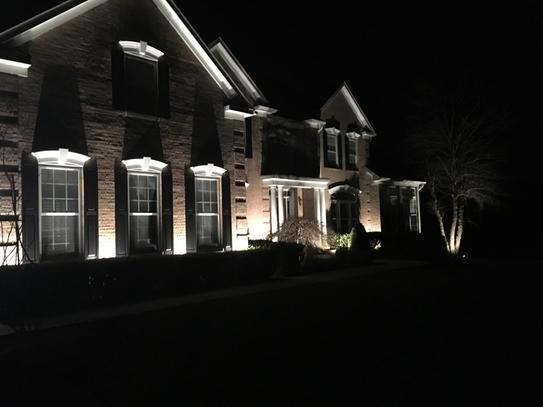 Hampton Bay 75-Watt Equivalent Low-Voltage Black Integrated LED Outdoor ...