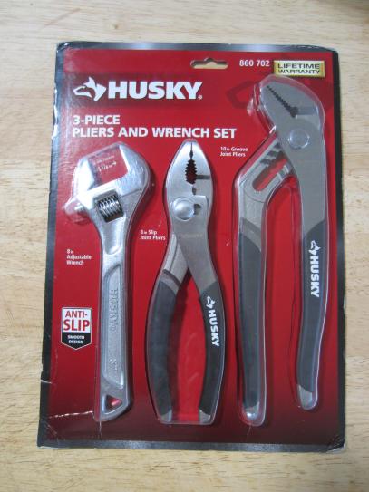 Husky Pliers and Wrench Set (3-Piece) 99370 - The Home Depot