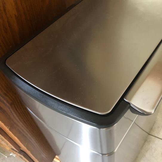 simplehuman 48L Touch Bar Dual Compartment Step Kitchen Trash Can ...