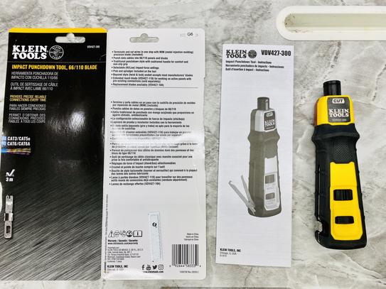 Klein Tools Impact Punchdown Tool, 66/110 MIM Blade, Hi/Low Impact ...