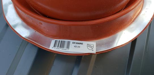 #3 8-1/4 in. x 4 in. PVC Pipe Boot 6769313000 - The Home Depot
