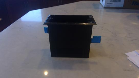 Carlon 1-Gang 18 cu. in. Electrical PVC Old Work Draft-Tight Electrical ...