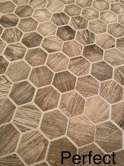 Lifeproof Shadow Wood Hexagon 12 in. x 12 in. x 8 mm Glazed Porcelain ...