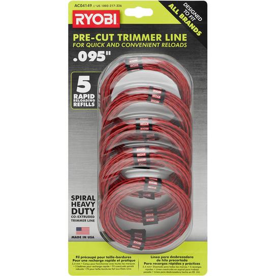 Ryobi pre cut trimmer line store