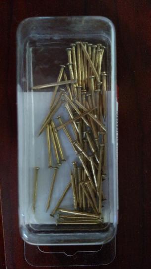 Everbilt #18 x 3/4 in. Brass Escutcheon Pins (0.5 oz.-Pack) 801294 ...
