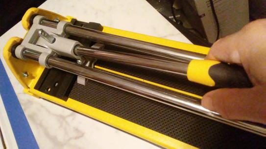 QEP 21 in. Professional Tile Cutter for Ceramic and Porcelain Tile with ...