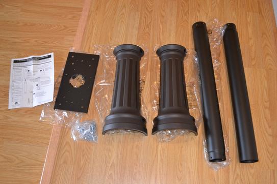 Architectural Mailboxes Redondo 3 in. Round In-ground Post with ...