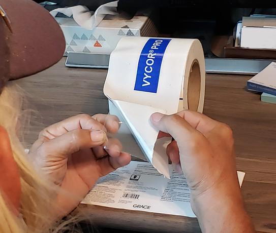 GCP Applied Technologies Vycor Pro 4 in. x 75 ft. Roll Fully-Adhered ...