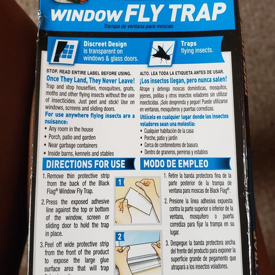 Black Flag Window Fly Adhesive Insect Trap (4-Count) HG-11018-1 - The ...