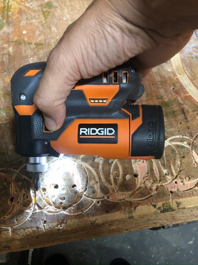RIDGID 12-Volt Lithium-Ion 1/4 in. Cordless Palm Impact Screwdriver Kit ...