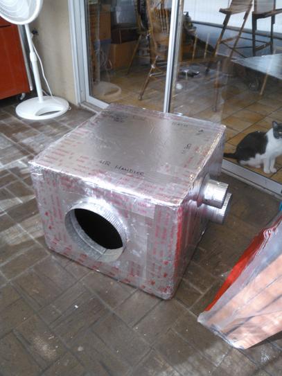 24 in. x 24 in. x 24 in. Duct Board Plenum Kit - R6.0 4DPK24X24X24 at ...