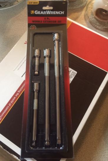 GEARWRENCH 3/8 in. Drive Wobble Extension Set (4-Piece) 81201 - The ...