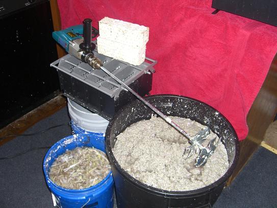 Wal-Board Tools 24 in. Steel Power Joint Compound Paint Mixer with Zinc ...