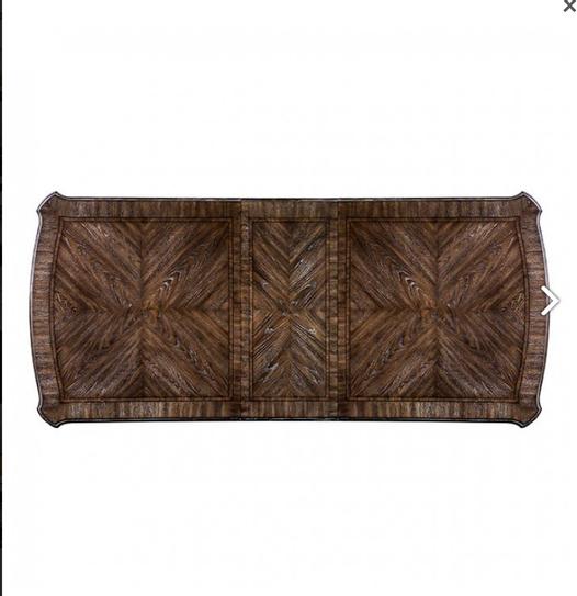 William's Home Furnishing Arcadia Rustic Natural Tone Dining Table ...