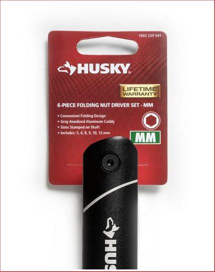 Husky Folding Nut Driver Set MM (6-Piece) HFNDMM6PC - The Home Depot