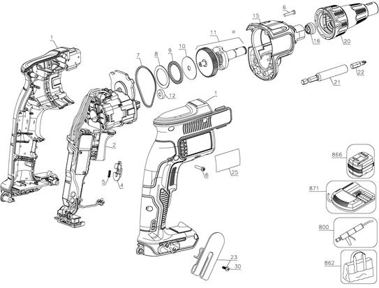 DEWALT 20V MAX Cordless Brushless Screw Gun Kit with 1.7Ah Battery and ...