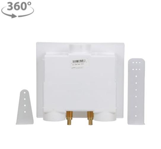Water-Tite 1/2 in. PEX Econo Center Drain Washing Machine Outlet Box ...