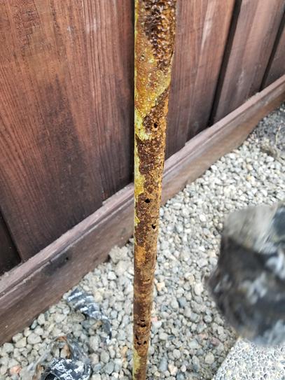 VPC 3/4 in. x 10 ft. Green Steel Wrapped Pipe 7175 - The Home Depot